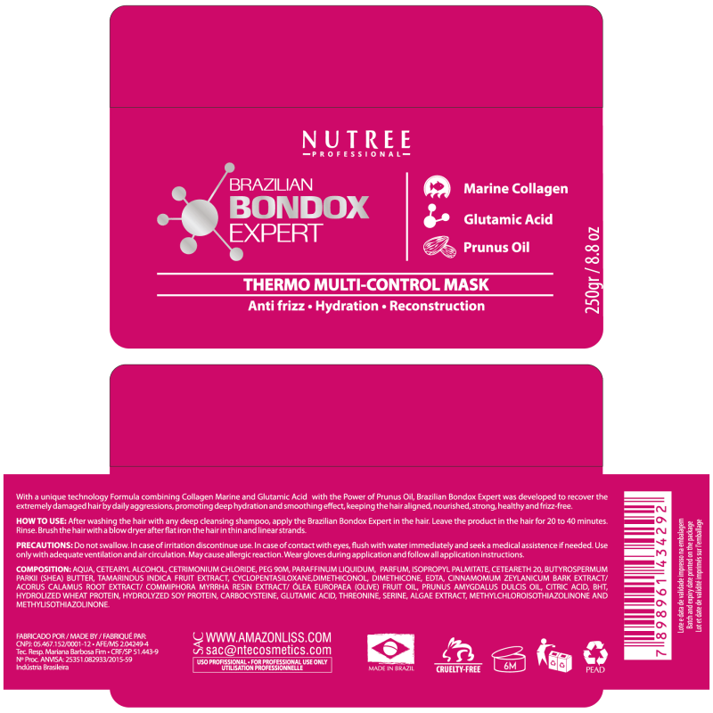 Brazilian Bondox Ехреrt 8.8 oz / 250 g | Nutree Cosmetics